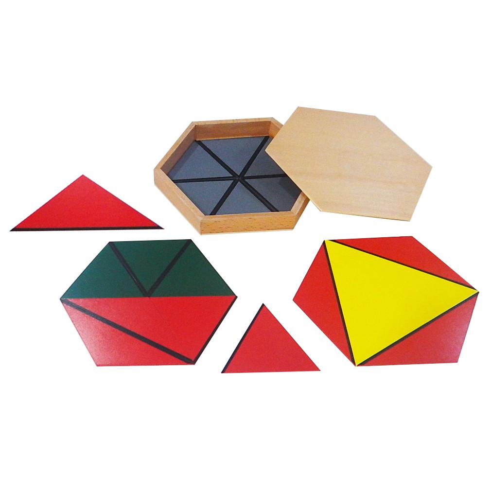 สามเหลี่ยมในมุมหกเหลี่ยมเล็ก (Constructive Triangles : Small Hexagonal Box) | Shopee Thailand