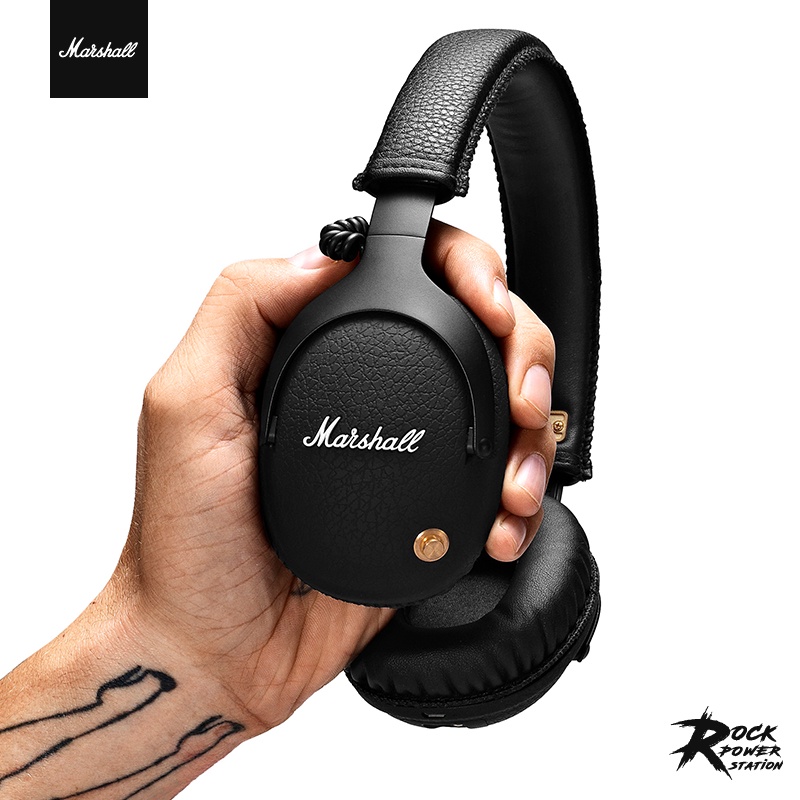 Marshall Monitor Bluetooth Wireless Over-Ear Headphone for iSO/Android ...