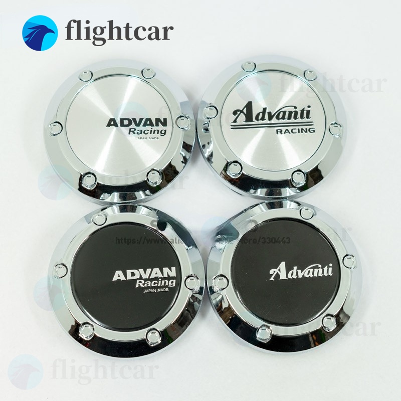 (Ft) ฝาครอบล้อรถยนต์ กันฝุ่น ลายโลโก้สัญลักษณ์ 66 64 มม. สําหรับ ADVAN ...