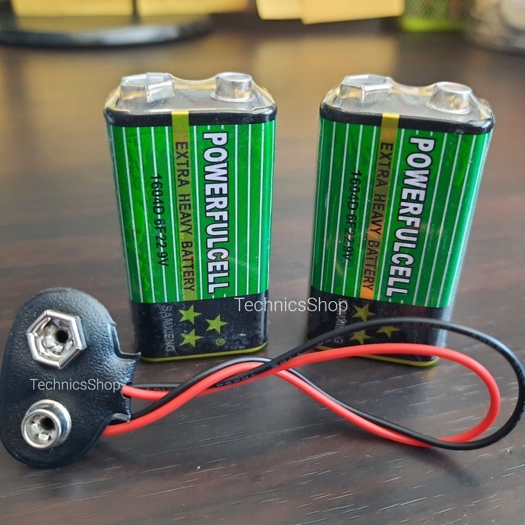 ถ่าน 9V Heavy Duty Battery (1 ก้อน) + ขั้วถ่าน 9V (1 อัน ) | Shopee ...