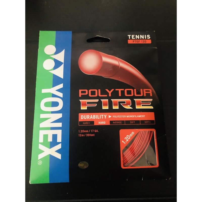 เอ็นเทนนิส Yonex PolyTour Fire | Shopee Thailand