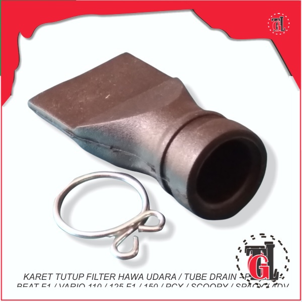 ยางครอบกรองอากาศ / Tube Drain Beat F1 / Vario 110 / 125 F1 / 150 / Pcx ...