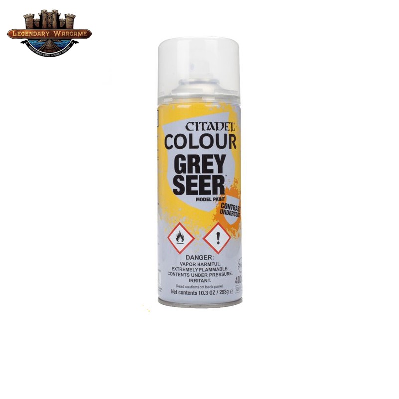 [P360พร้อมส่ง] Citadel : SPRAY: GREY SEER (400ML) สีสเปรย์สำหรับทำสี ...