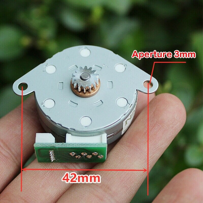 NMB Mini Stepper Motor 2-Phase 4-Wire 35mm Round Stepping Motor 7.5 ...