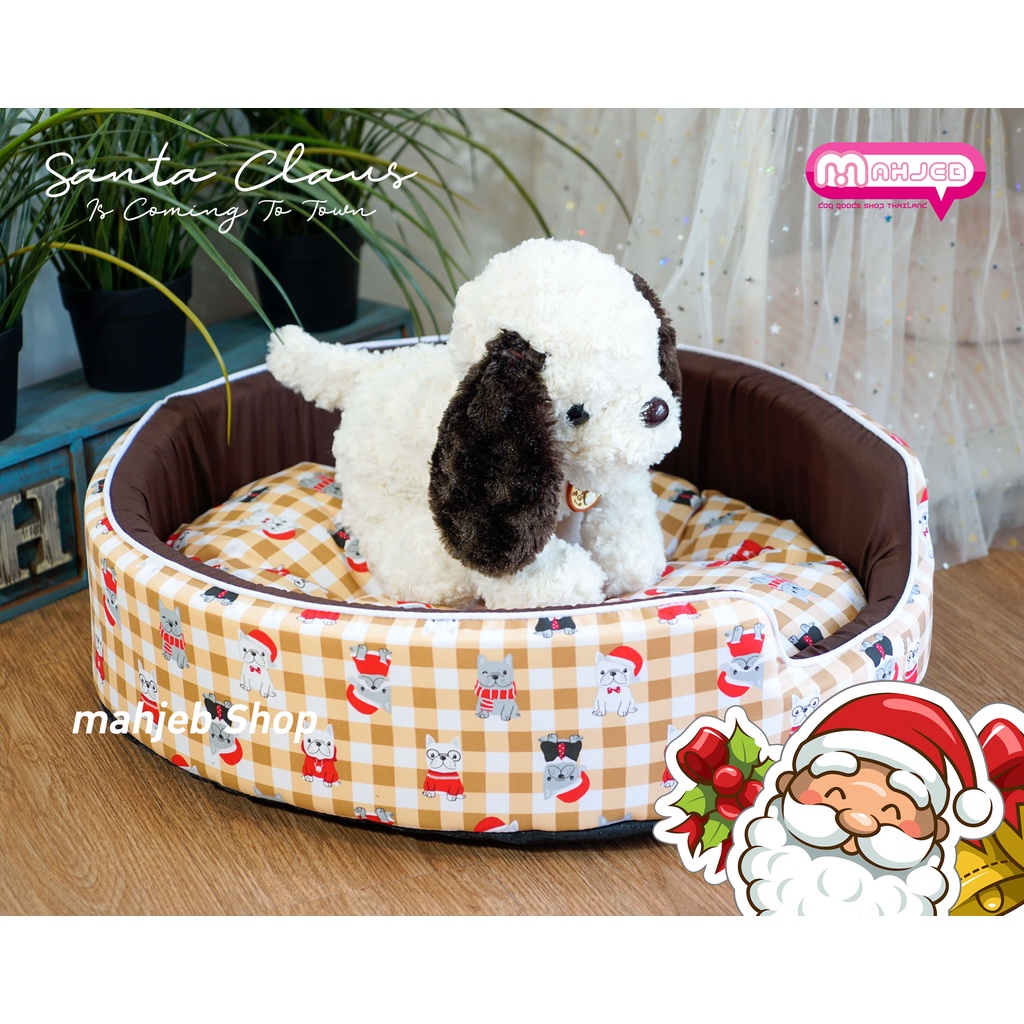 Mahjeb ที่นอนหมาแมว แบบฟองน้ำวงกลม น้ำหนักไม่เกิน 3กก.RB ขนาดเบอร์ #1 ...