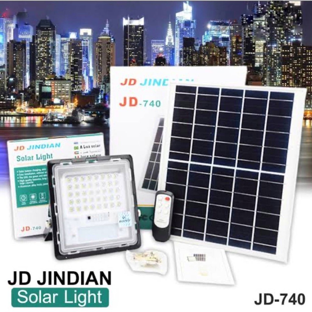 JDของแท้!! สปอตไลท์ โซล่าเซลล์ รุ่น สลิม slim ซี่รีย์ 7 JD-740 JD-770 ...