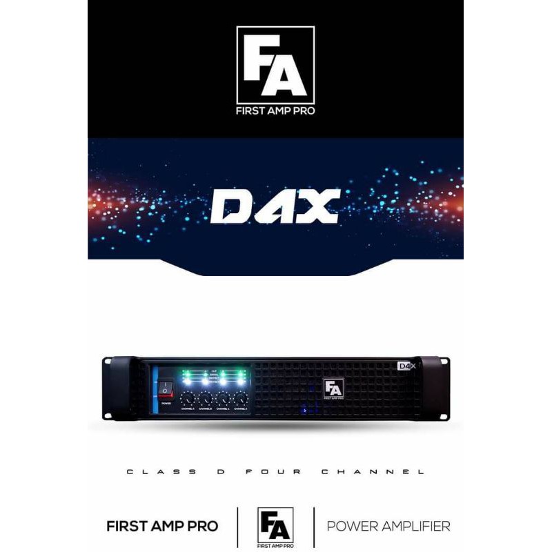 เพาเวอร์แอมป์ D3x D4x D4xt FIRST AMP PRO | Shopee Thailand