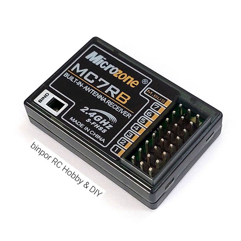 รีซีฟ Microzone MC7RB 2.4GHz S-FHSS ใช้ได้กับวิทยุ Microzone | Shopee Thailand