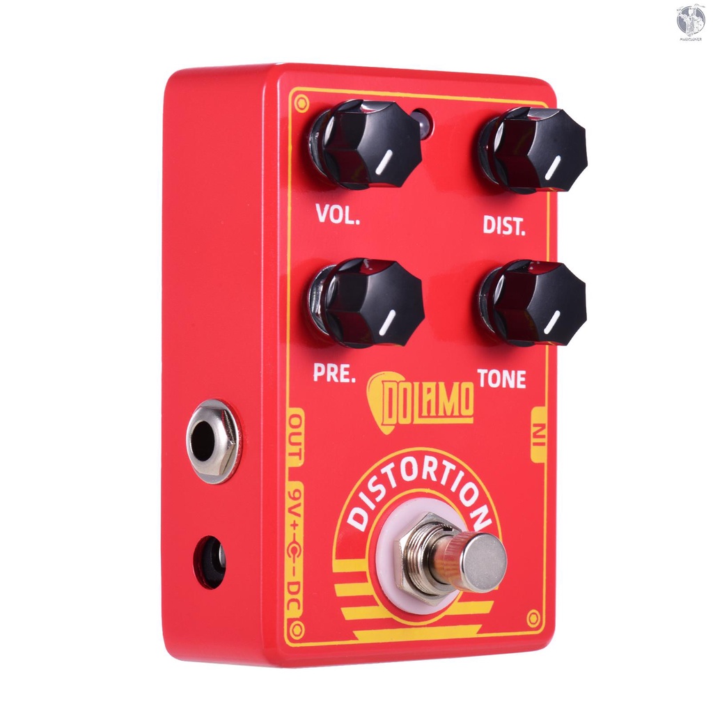 Dolamo D-9 Distortion แท่นเหยียบเอฟเฟ็คกีตาร์พร้อมตัวควบคุมระดับเสียง ...