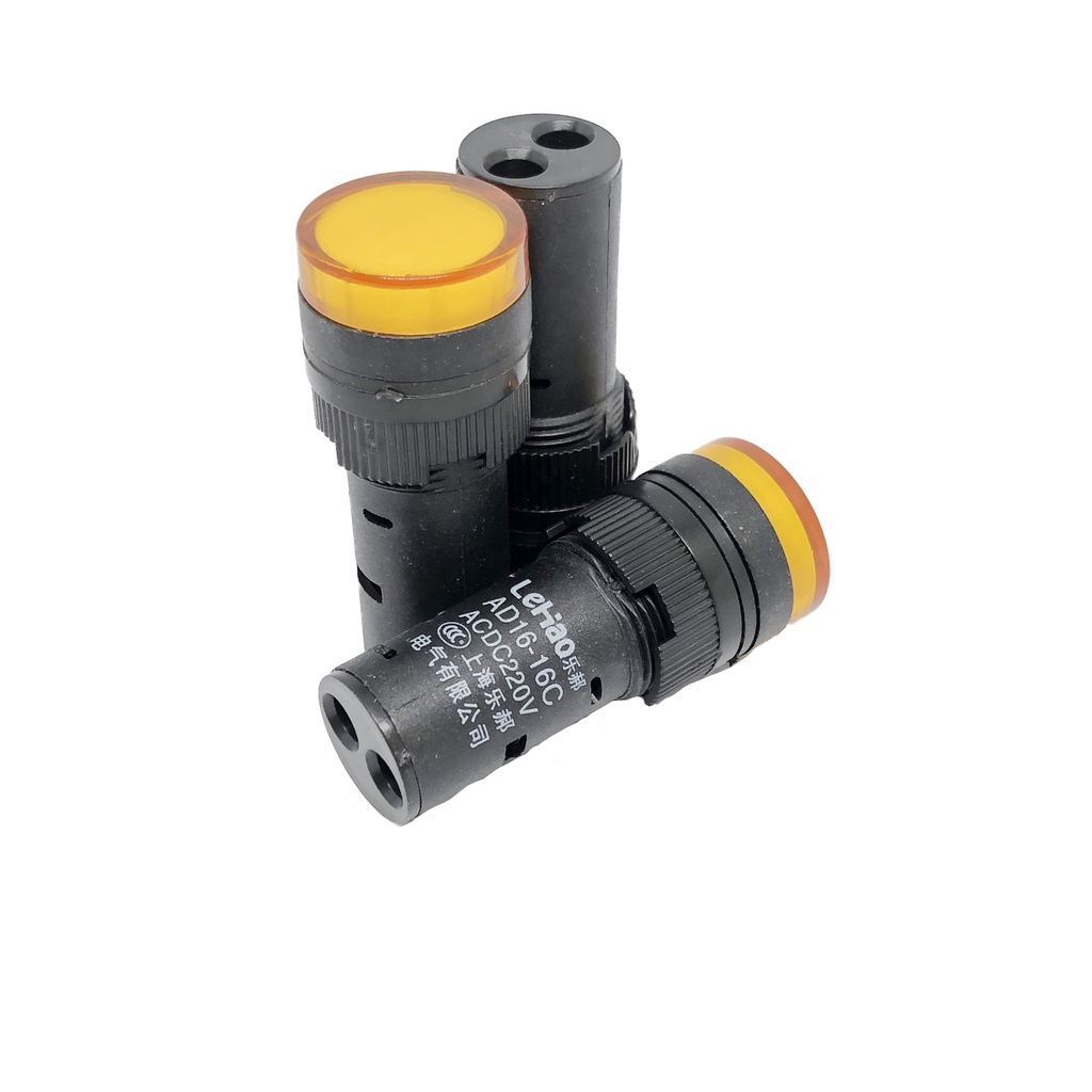 AD16-16C LED Pilot Lamp 16mm AC DC 220V 12V 24V ไฟสถานะ ตู้ควบคุม ตู้ ...