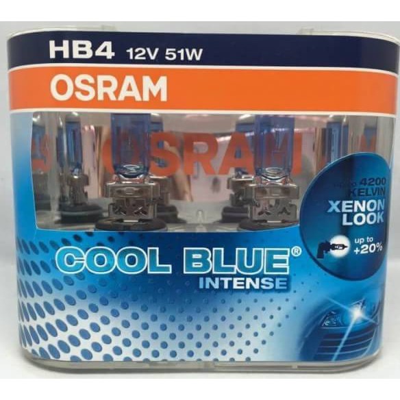 หลอดไฟหน้า OSRAM HB4 12V 51W รุ่น COOL BLUE INTENSE | Shopee Thailand