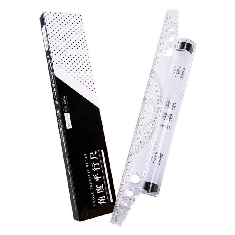 WMMB Multi-purpose Parallel Ruler Measuring Rolling Ruler with ...