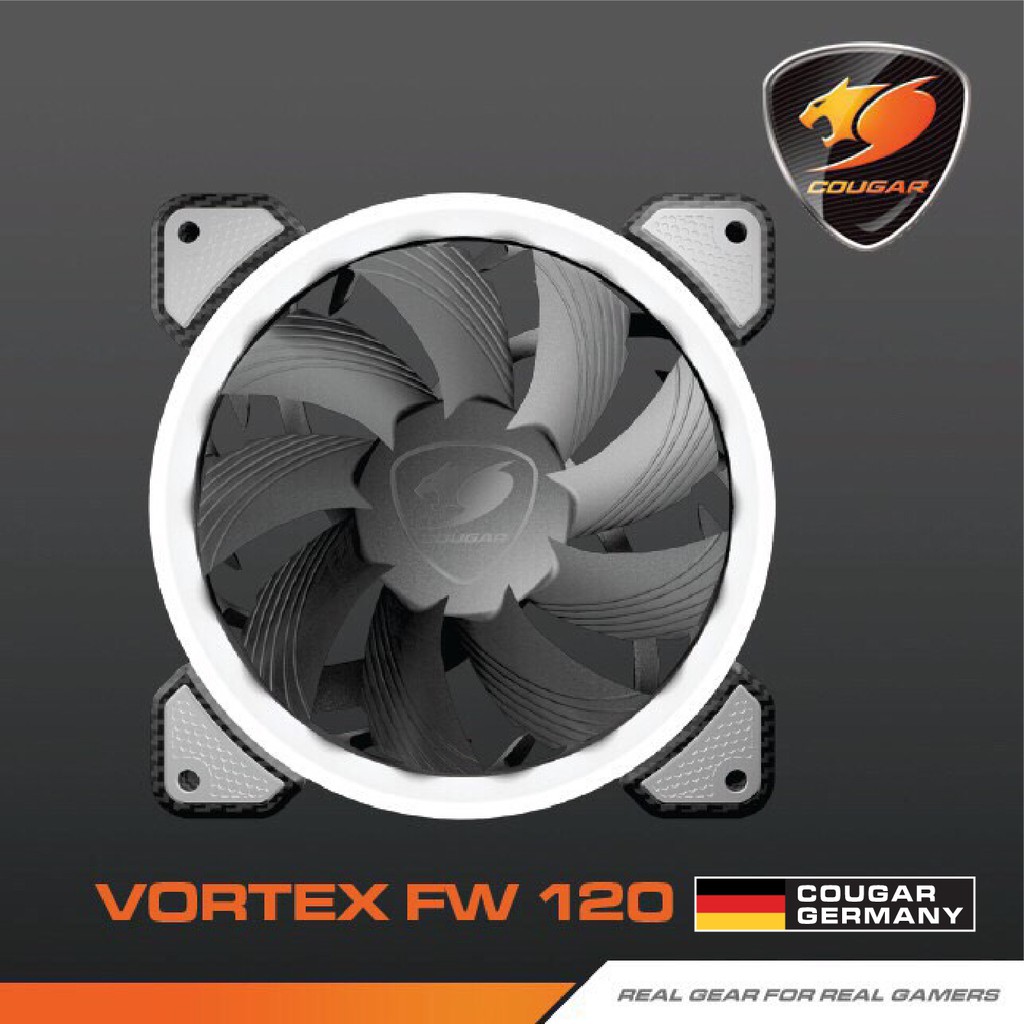 Cougar VORTEX FW 120 : Fan Case พัดลมเคส สีขาว รับประกัน 1 ปี | Shopee ...