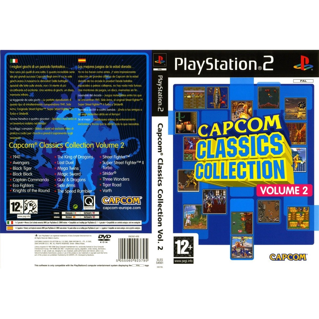 แผ่นเกมส์ PS2 Capcom Classics Collection Vol. 2 คุณภาพ ส่งไว | Shopee ...