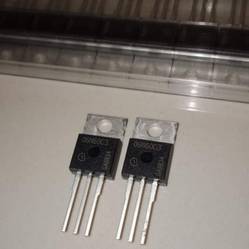 (ใส่โค้ดPEPE333 ลดเพิ่ม 15%)06N60C3 TO-220 เพาเวอร์ Transistor 6.2A ...