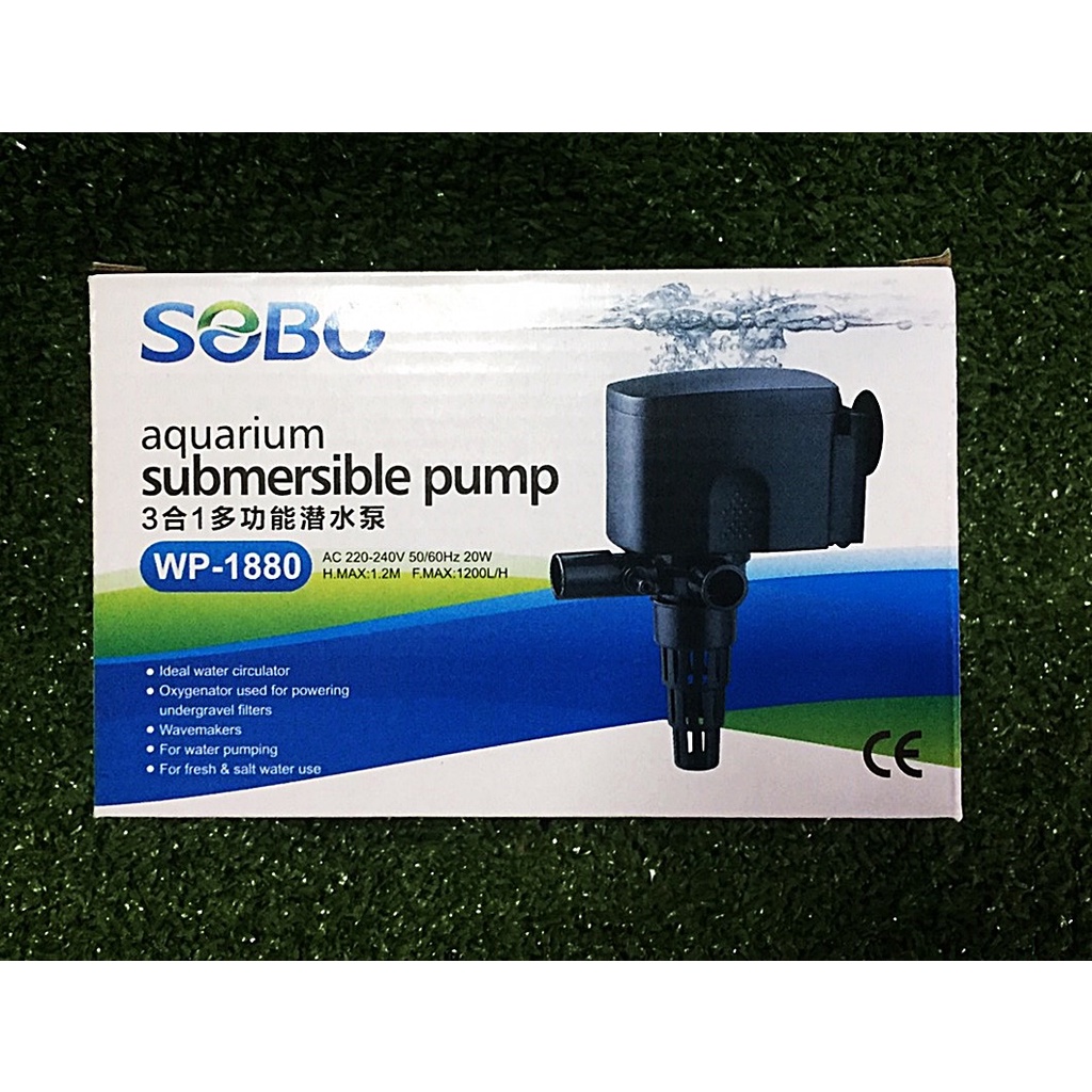 ปั๊มน้ำตู้ปลา SOBO WP-880 WP-1880 WP-2880 WP-3880 WP-4880 ปั๊มสำหรับ ...
