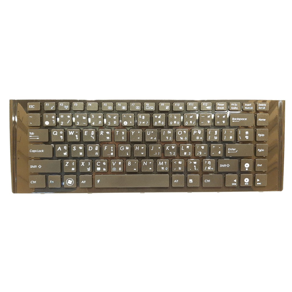 Keyboard ASUS X42J สีขาว สีดำ แป้นพิมพ์ ไทย-อังกฤษ | Shopee Thailand