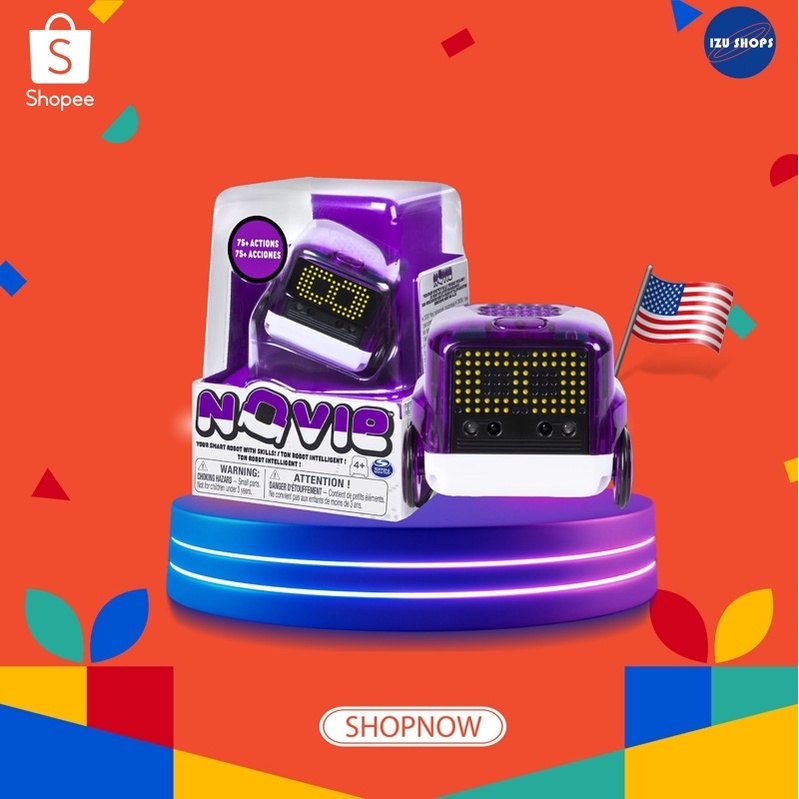 Novie Interactive Smart Robot (Purple)ของแท้ 100% ส่งฟรี #boxer robot # ...