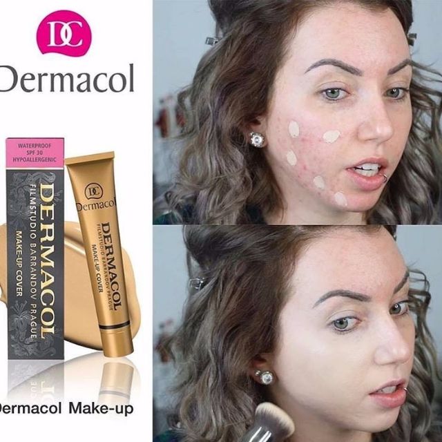 DERMACOL เดอมาโคล ขนาด 30ml รองพื้นลบรอยสัก เบอร์ 212 | Shopee Thailand