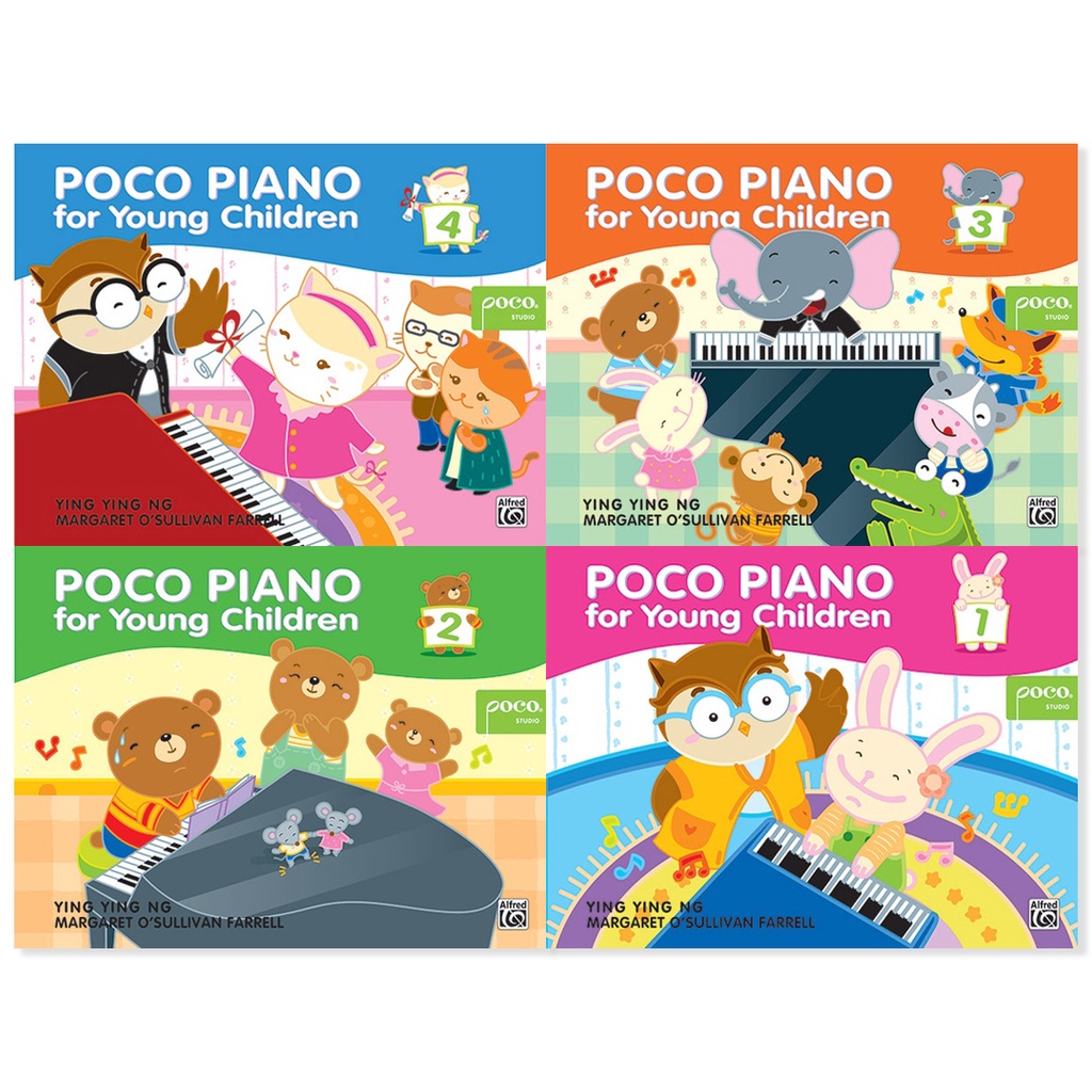 POCO PIANO FOR YOUNG CHILDREN_BOOK 1 - 4 (2ND ED) | Shopee Thailand