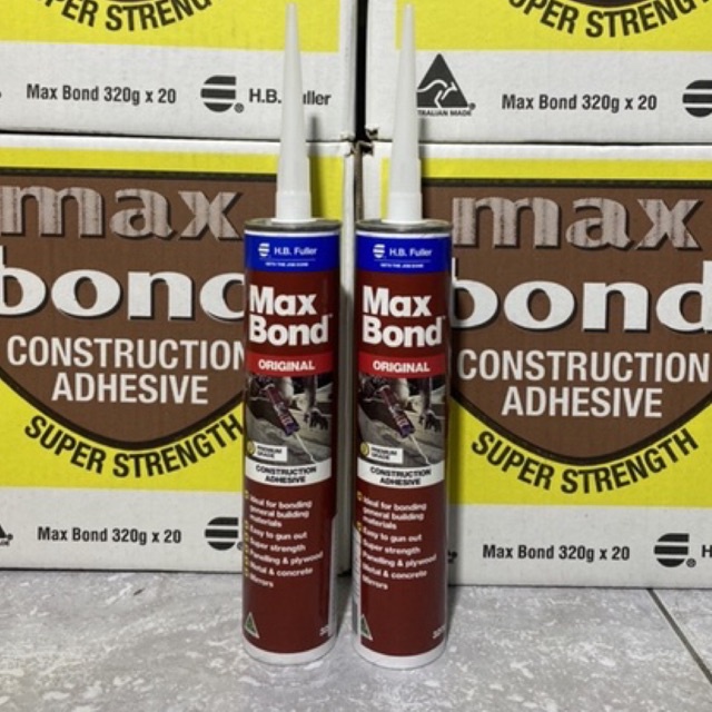 max bond (กาวตะปูเหมาะสำหรับยึดติดกระจก ไม้ เหล็ก เเละอื่นๆ) | Shopee ...
