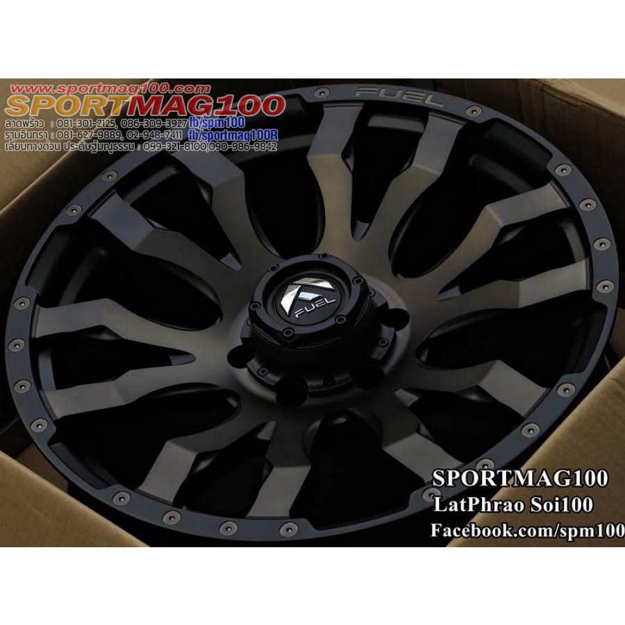 แม็กซ์ใหม่ FUEL BLITZ D675 ดำแลคดำ ขอบ 18 นิ้ว 6รู139 | Shopee Thailand