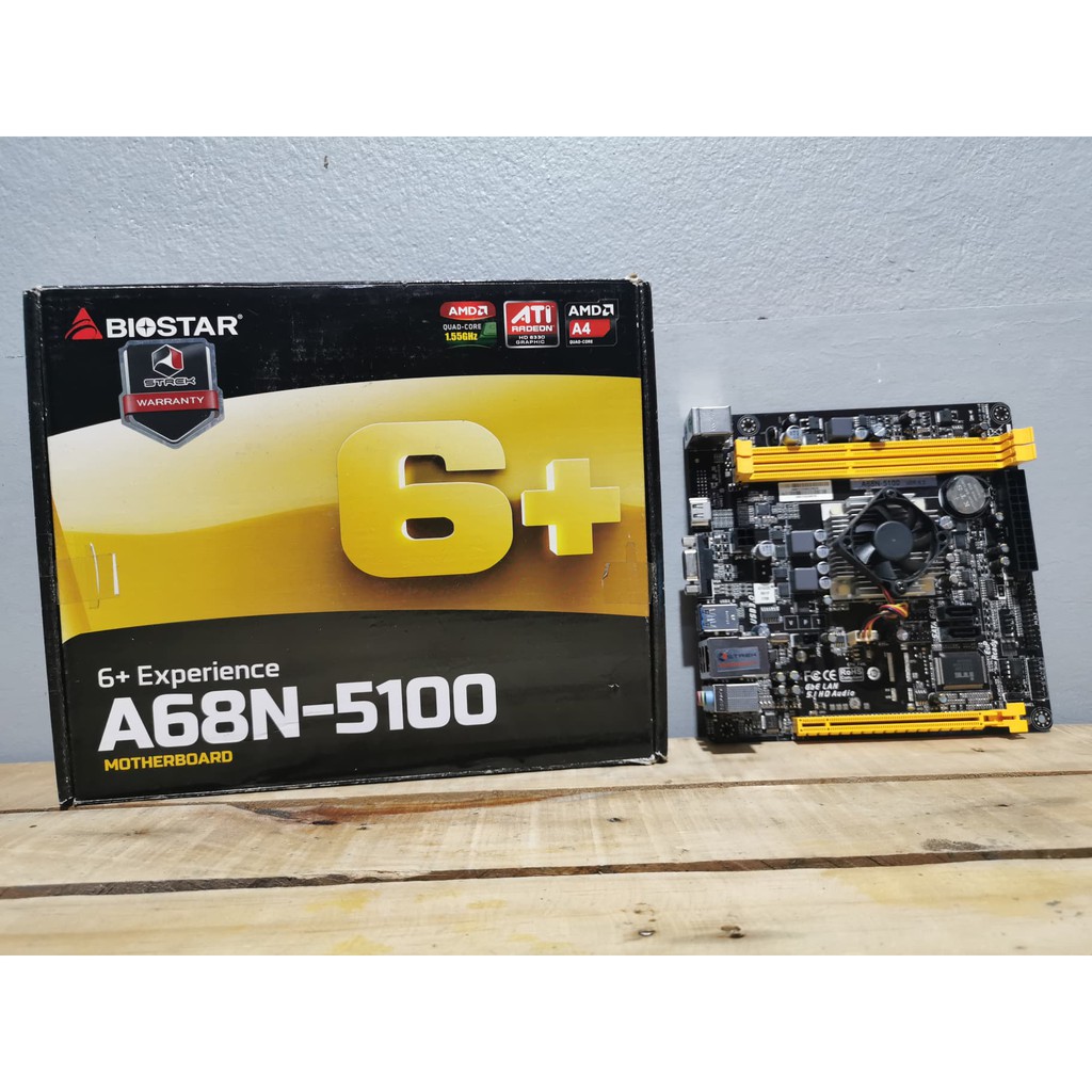 Biostar A68N 5100 (cpu+mainboard) | Shopee Thailand