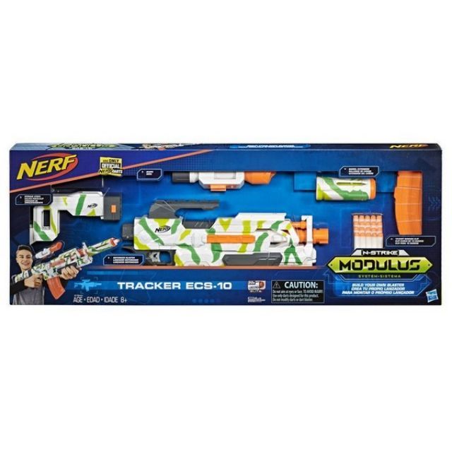 Nerf N-Strike Modulus Tracker ECS-10 Blaster Motorized Gun ปืนเนิร์ฟ ...