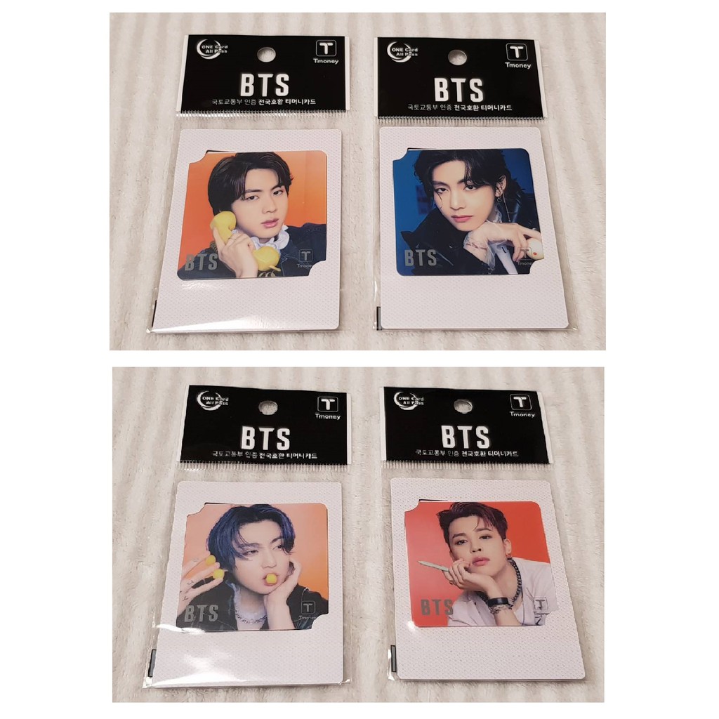 🎀【พร้อมส่ง】2021 Korea BTS T-money card/ Public transportation card ...