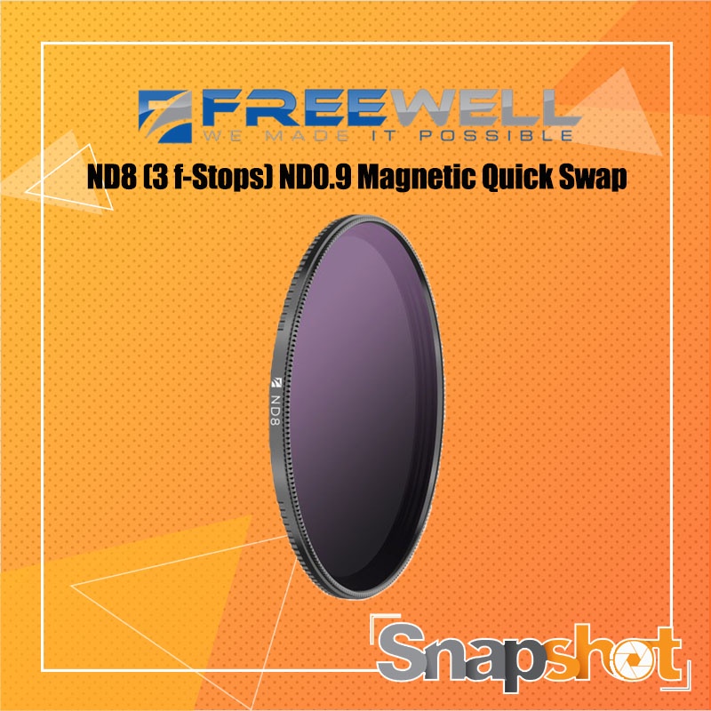 FREEWELL ND8 (3 f-Stops) ND0.9 Magnetic Quick Swap System Filter ...