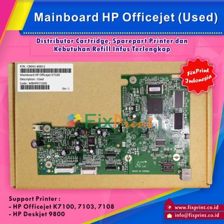 เมนบอร์ดเครื่องพิมพ์ HP Officejet K7100 7103 7108 HP K7100 K7100 ...