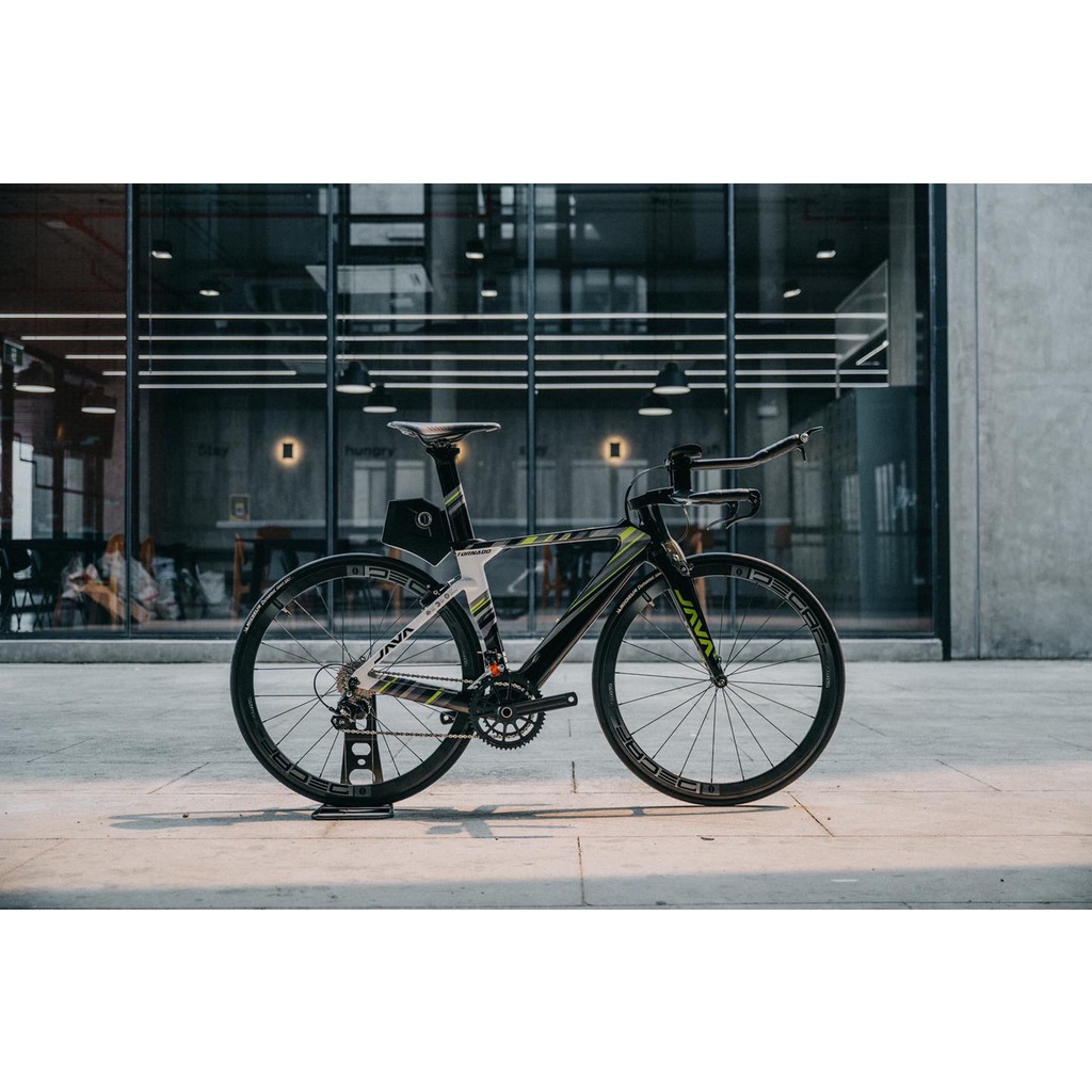 JAVA TORNADO TT มาด้วยเฟรม ตะเกียบ หลักอาน Carbon ชุดขับ Shimano 105 22sp . | Shopee Thailand