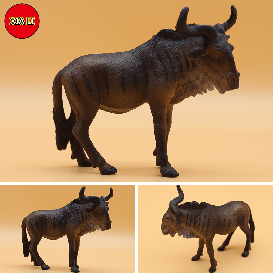 โมเดลฟิกเกอร์ Wildebeest รูปสัตว์ป่าของเล่นสําหรับเด็ก | Shopee Thailand