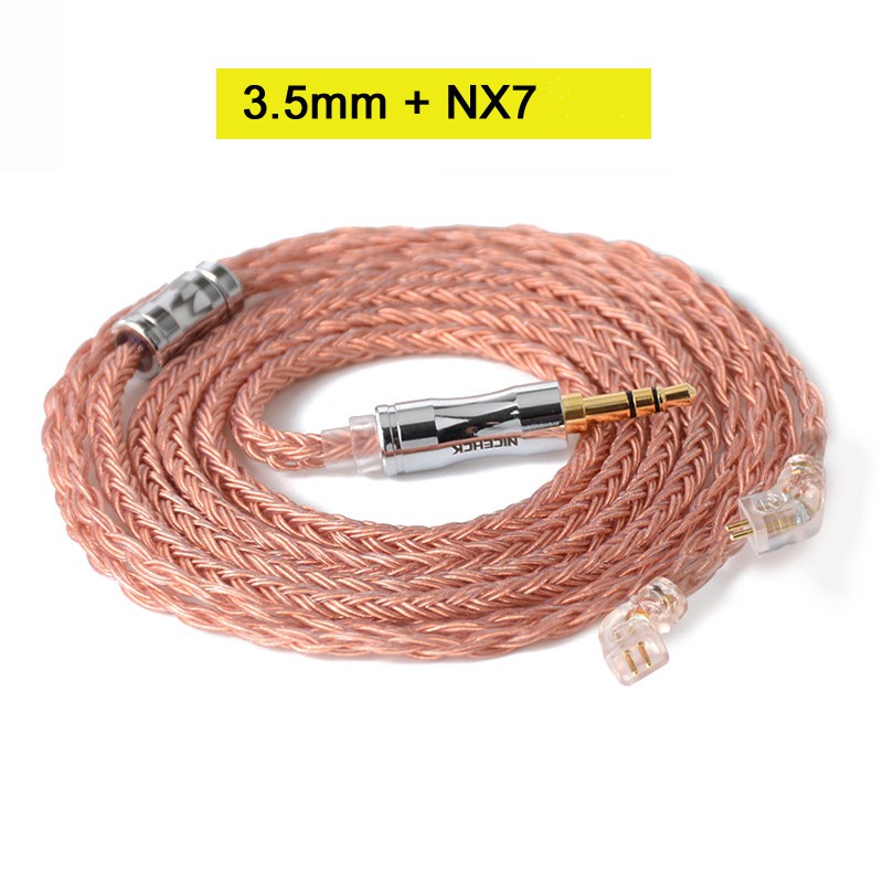 Nicehck C16-3 16 แกนสายทองแดงความบริสุทธิ์สูงหูฟังอัพเกรดสาย MMCX/2Pin ...