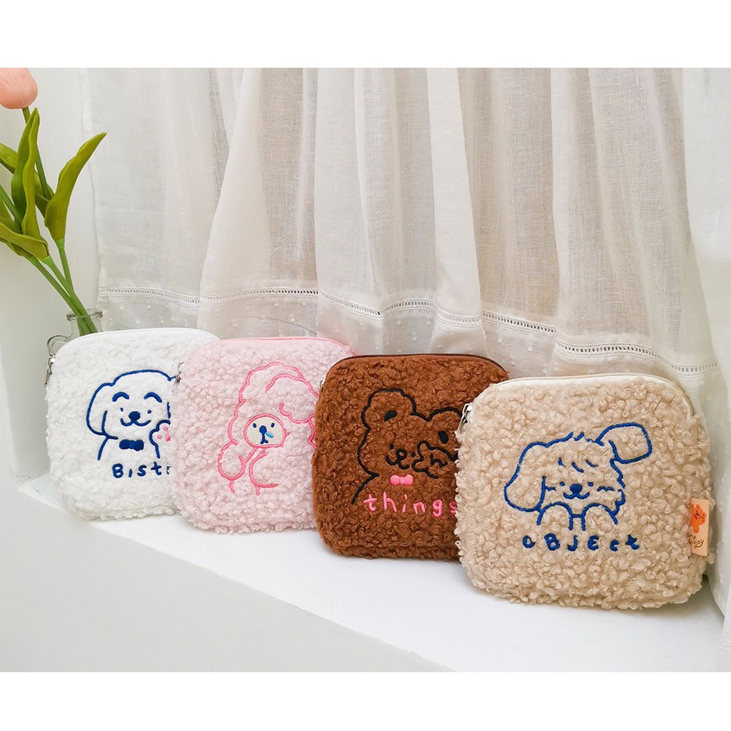 Bentoy Milkjoy (4สี) หมี หมา กระเป๋าใส่ผ้าอนามัย ลายหมี น่ารัก NO.BTD1 ...