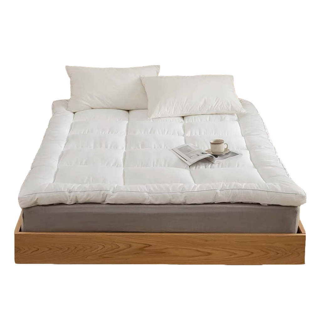 Topper ท็อปเปอร์โรงงานขายตรง（3F 5F 6F) งานไทยความหนา2นิ้ว มียางรัดหมุมเก็บปลายทางได้ Topper ขน ...