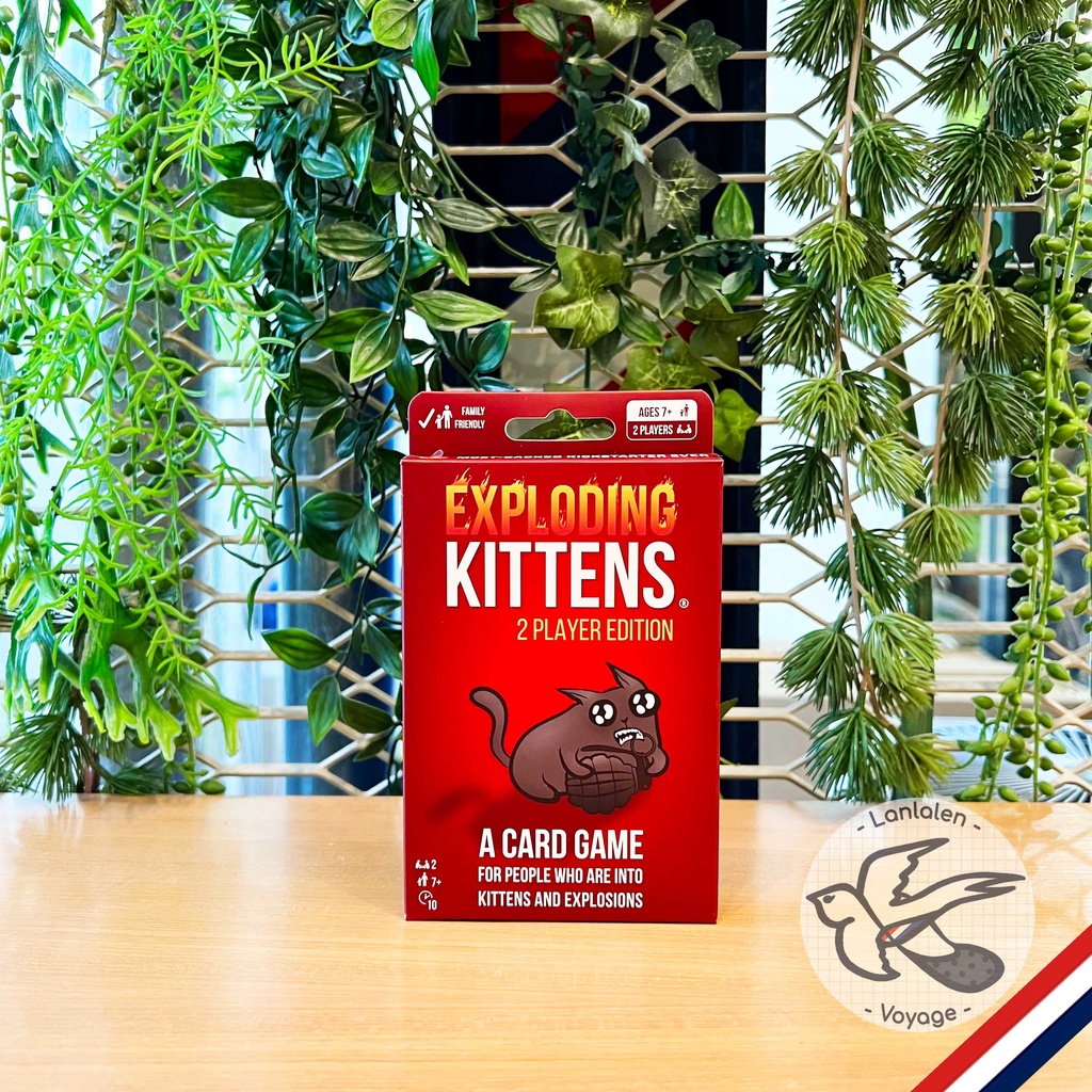 [สินค้าขายดี] Exploding Kittens แมว/เหมียวระเบิด EN Red/Black/Pink ภาษา ...