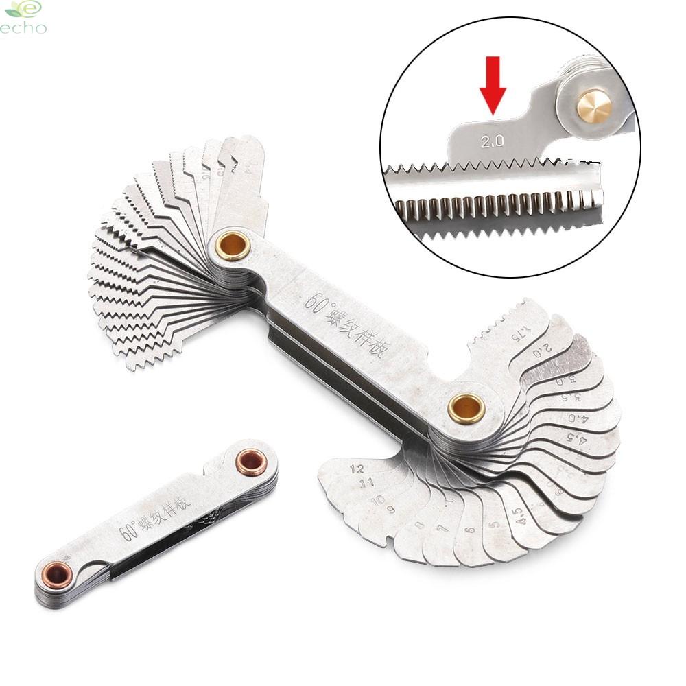 ECHO~Thread Measuring Gauge Pitch Set Thread Cutting Gauge Inch 55 ...