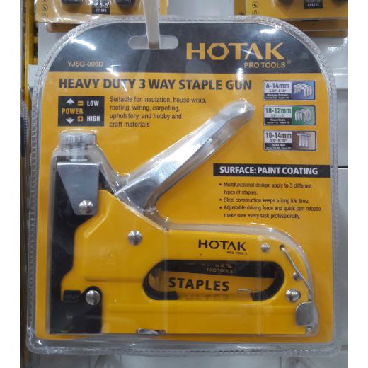 แม็กยิง บอร์ด HOTAK รุ่นทนทาน แถมลูกแม็ก 1 กล่อง++++Gun Tacker Heavt ...