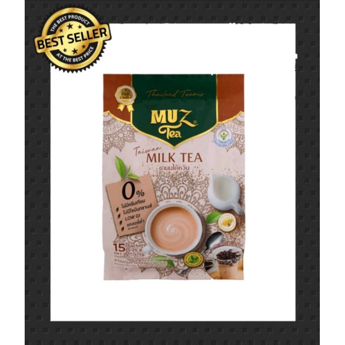 Muz Tea มัชชานมไต้หวัน ชาสำเร็จรูป ชนิดผง ขนาด 23 กรัม (20ซอง) | Shopee ...