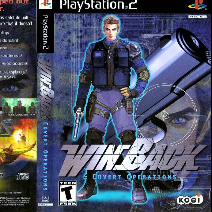 แผ่นเกมส์ PS2 (สินค้ารับประกัน) winback covert operations (USA ...