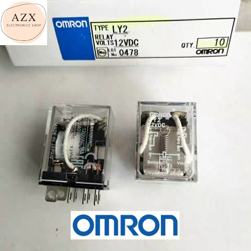 พร้อมส่ง! LY2 RELAY 12VDC , 24VDC,110V, 220VAC +Socket ได้ทั้งชุด ...