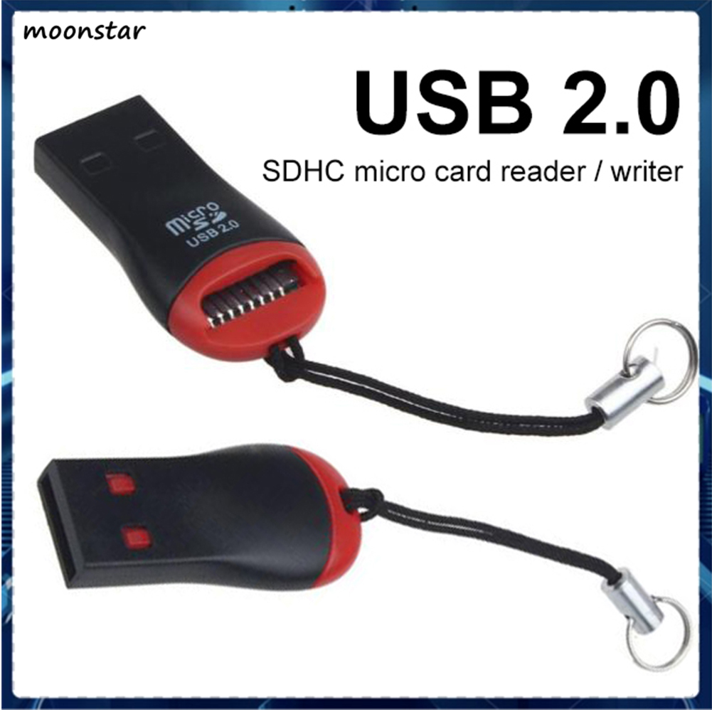 Ms อะแดปเตอร์การ์ดรีดเดอร์ USB 2.0 Micro Secure Digital SDHC TF ขนาดเล็ก แบบพกพา | Shopee Thailand