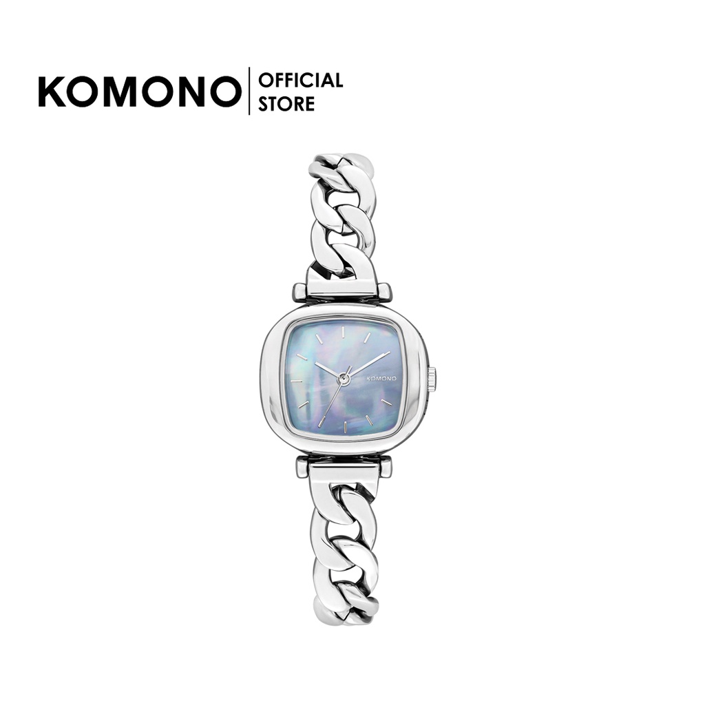 KOMONO Watch Moneypenny Revolt Silver Blue นาฬิกาผู้หญิง หน้าปัดมุกสี ...
