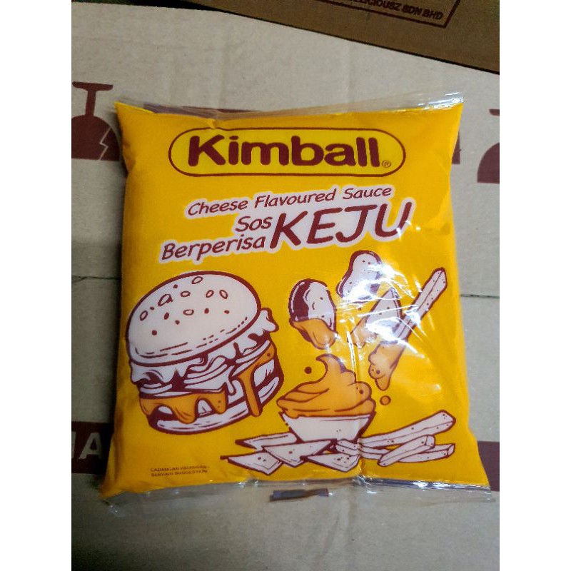 KIMBALL SOS CHEESE FLAVOURED SAUCE 1KG ซอสชีสสำหรับราดเบอร์เกอร์ เฟรนฟ ...