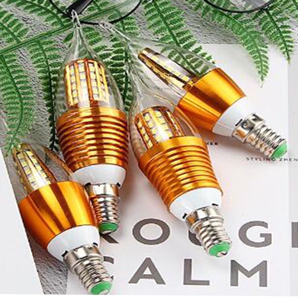 220v E14 E27 5W 7W 9W 12W เทียน Led หลอดไฟ โคมไฟระย้า หลอดไฟเส้นพลาสติก หลอดไฟวินเทจ | Shopee ...