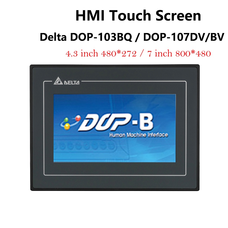 สต็อกพร้อมDelta Dop-103bq DOP-107DV DOP-107BV HMI หน้าจอสัมผัส 4.3 นิ้ว ...