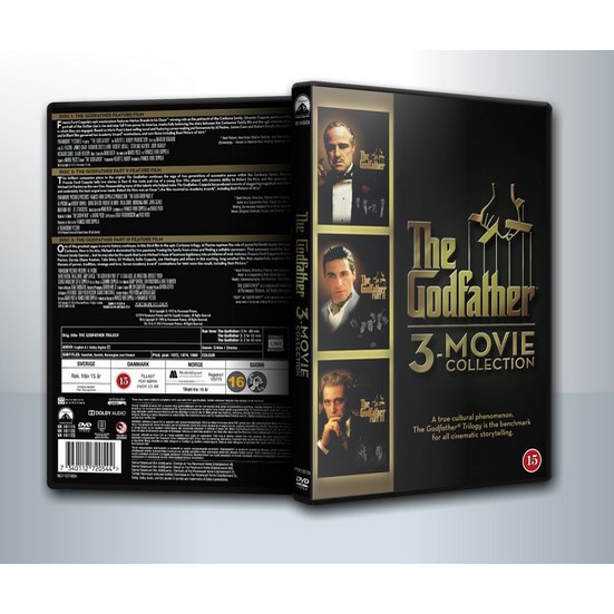 [ DVD Movie มีปก+สกรีนแผ่น-ไม่มีกล่อง ] The Godfather 1-3 เดอะ ก็อดฟาเธอร์ ภาค 1-3 ( 3 DVD ...