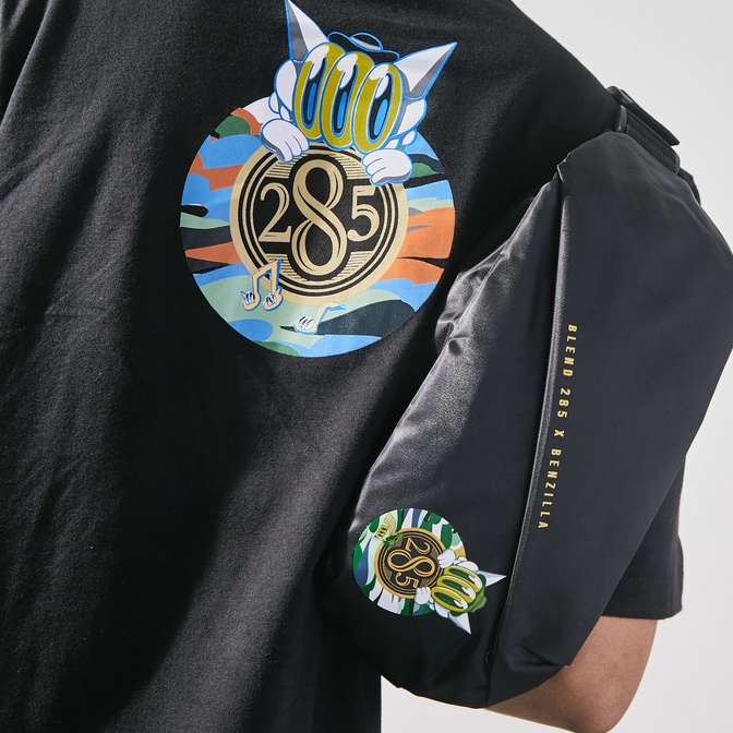 กระเป๋าคาดอก BLEND X BENZILLA สีดำ | Shopee Thailand