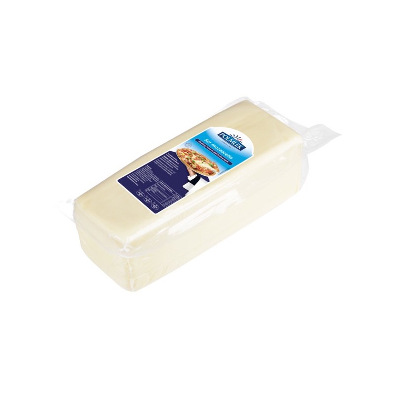 FROZEN MOZZARELLA BLOCK มอสซาเรลล่าชีสแบบก้อน 2.3KG POLAND "POLMLEK ...